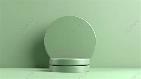미니멀한 파스텔 그린 제품 스탠드 상단 뷰 3d 렌더링직물 배경 포함 제품 디스플레이 배경 스탠 배경 미니멀 배경 이미지 Hd 제품 디스플레이 스탠 미니멀