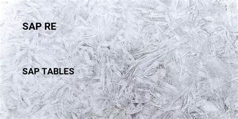 Sap Re Table In Sap