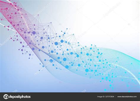 Big Data Visualization Background Modern Futuristic Virtual Abstract Background Science