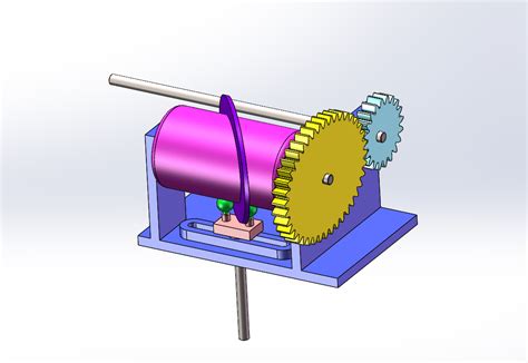 非圆齿轮设计和建模 SOLIDWORKS 2014 模型图纸下载 懒石网