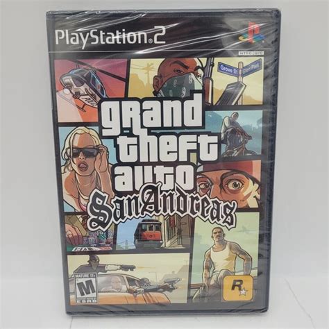 GRAND THEFT AUTO GTA San Andreas PlayStation 2 PS2 avec manuel EUR 23 ...