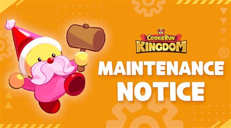 Cookie Run Kingdom Maintenance Countdown Timer Touch Tap Play