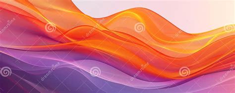 A Colorful Gradient Wave Background With Smooth Flowing Lines Transitioning From Rich Purple To