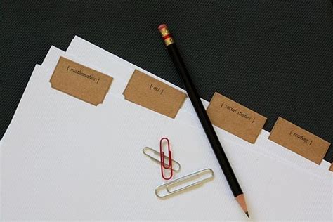 Fast Track DIY Tab Dividers Template A To Z Teacher Stuff Forums