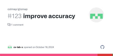 improve accuracy · issue 123 · colmap glomap · github
