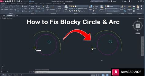 Autocad 2023 Tipandtrick How To Fix Blocky Circle And Arc