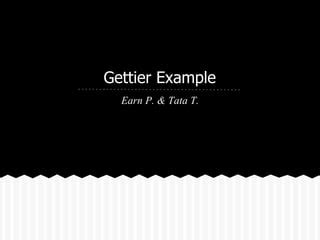 Gettier Example PPT