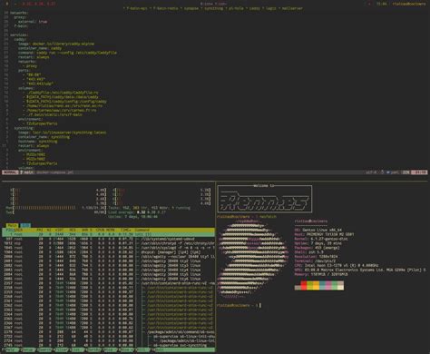 Tmux Gentoo Server Runixporn