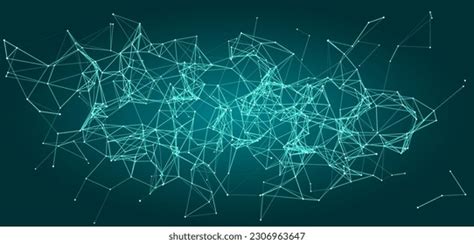 Plexus Lines Dots Connected Particles Network Stock Vector Royalty Free 2306963647 Shutterstock