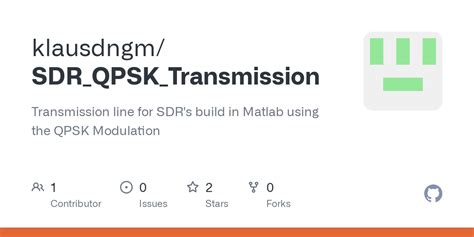 github klausdngm sdr qpsk transmission transmission line for sdr s