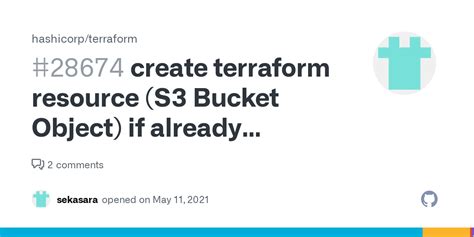 Create Terraform Resource S3 Bucket Object If Already Doesnt Exists