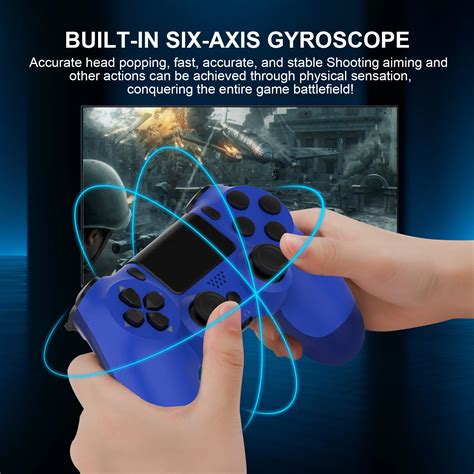 Gaminja Six Axis With Touchpad Wireless Controller Bluetooth Dual Vibration No Delay Gamepad For
