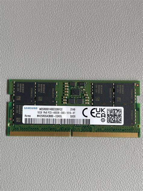 Samsung 16gb Ddr5 4800 Computers And Tech Parts And Accessories Computer