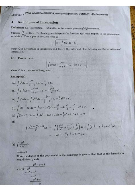 Calculus LEC Notes Compressed Bsc Civil Engineering Studocu