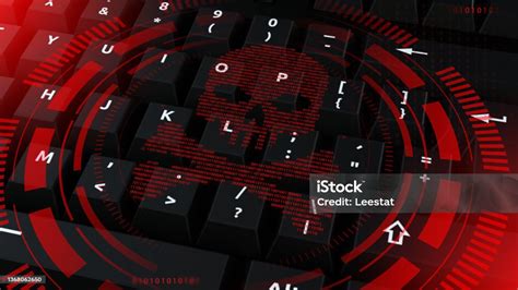 Computer Hacker Virus Alert A Graphical Representation Of Internet