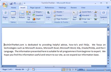 MS Word 2007 Remove Page Numbers