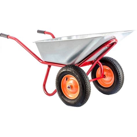 Тачка садовая СтройСервис двухколёсная усиленная 320 кг 90 л купить по выгодным ценам в