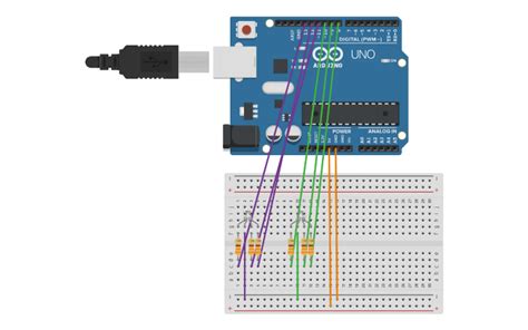 Circuit Design Aula 4 Ex 4 Tinkercad