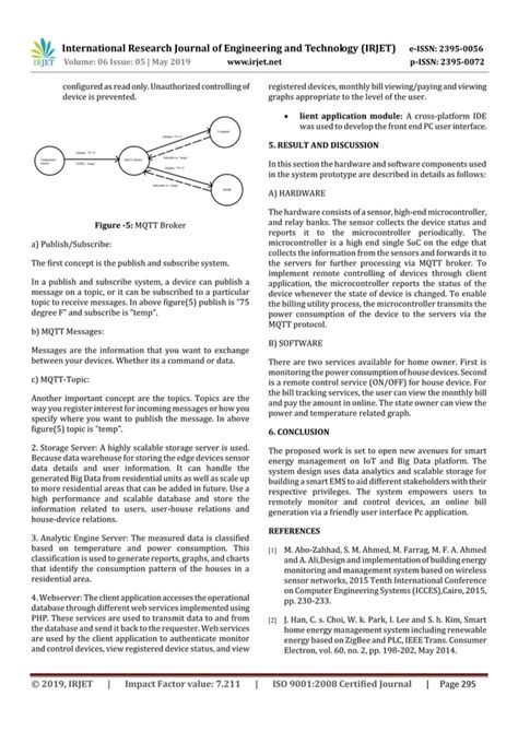 Irjet Iot And Bigdata Analytics Approach Using Smart Home Energy Management System Pdf