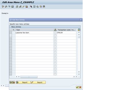 adding nodes in sap menu sap community