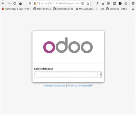 Tips de Desarrollo en Odoo Conexión al Odoo desde fuera de la red de