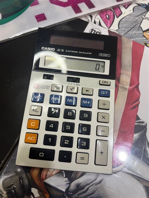 Casio Js 10 Solar Calculator Made In Japan Computers And Tech Office And Business Technology On