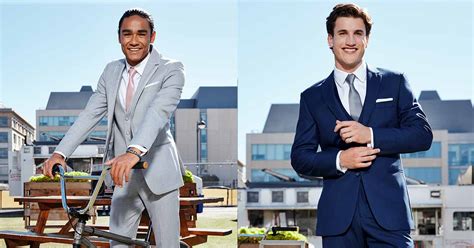 What Color Tux Matches With A Navy Prom Dress