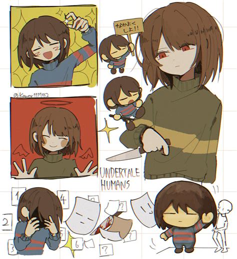 Frisk And Chara Undertale Drawn By Kawar Danbooru