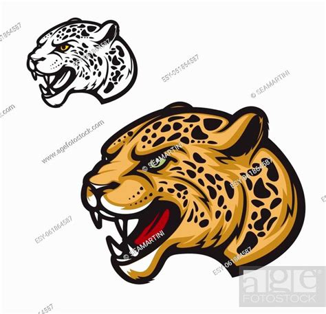Jaguar Mascot Clip Art Library