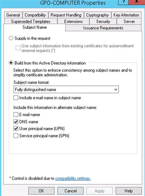 Server 2012 Certificate Templates Peap Eap User Computer Byod And Pxgrid Cisco Community