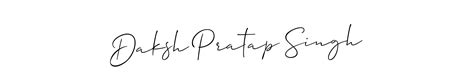 92 daksh pratap singh name signature style ideas perfect online autograph