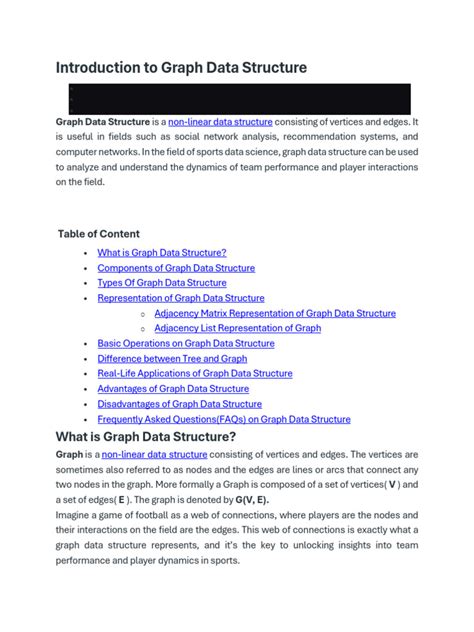 Graph Data Structure Pdf