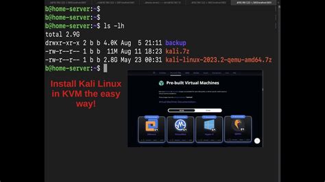Install Kali Linux Or Any Os From An Existing Disk Image In Kvm Linux
