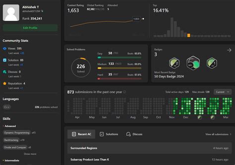 Day 87 Of 365daychallenge On Leetcode Abhishek T Posted On The