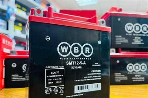 Акб 12V для Мотоцикла Мопеда Скутера WBR MT12-5-A Вся Россия ...