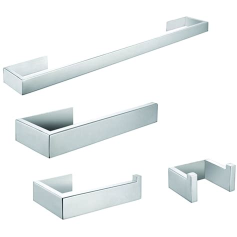 Комплект аксесоари за баня 4 части Малка и голяма поставка за кърпи Поставка за тоалетна