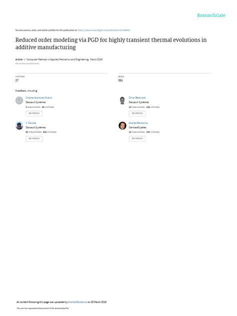 Reduced Order Modeling Via Pgd For Highly Transient Thermal Evolutions In Additive Manufacturing