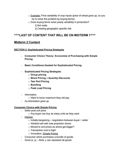 Econ Course Notes 4 O Example Price Variability Of Crop Inputs Price Of Wheat Goes Up So