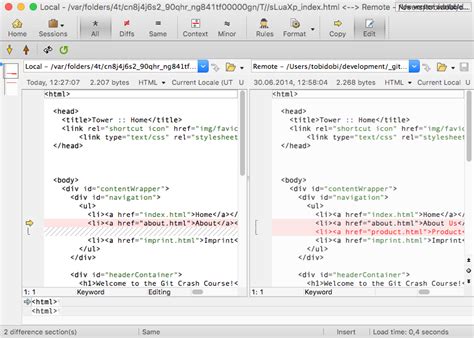 Diff Tools On MacOS Tower Blog