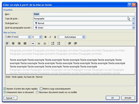 Les Styles Dans Word