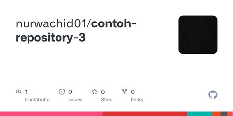 Github Nurwachid01contoh Repository 3