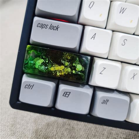 Epoxy Resin Artisan Keycap Custom Keycaps Botanical Keycaps Etsy
