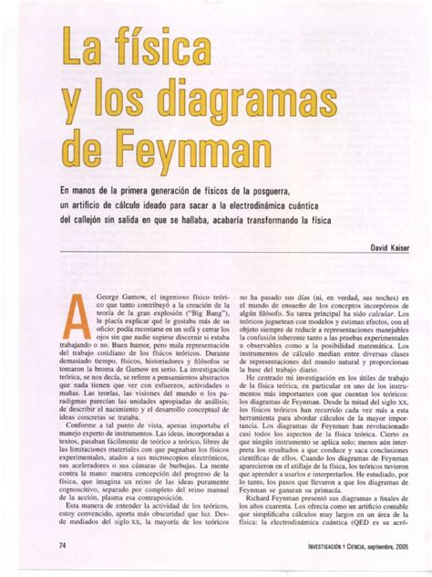 PDF La Física y Los Diagramas De Feynman Sep Kaiser David DOKUMEN TIPS