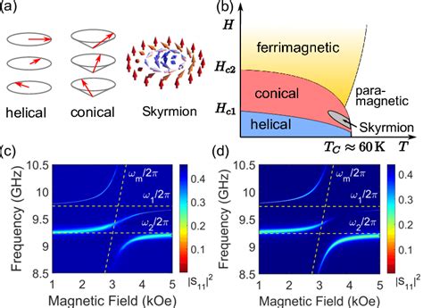 Color Online A Schematic View Of Non Collinear Spin Textures B Download Scientific
