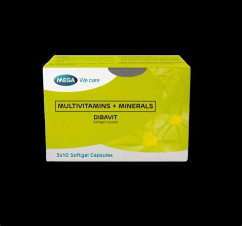 Dibavit Multivitamins Minerals For Diabetic Care Megawecare