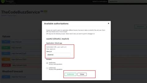 Oauth2 Authentication In Openapi Swagger Aspnet Core