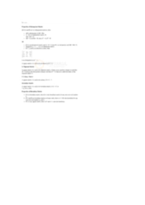 Solution Class 12 Maths Chapter 3 Matrices Class 12 Formulas Notes