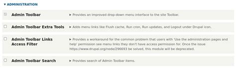 How To Install And Use Drupal Admin Toolbar Module Droptica