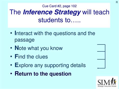 ppt the inference strategy powerpoint presentation free download