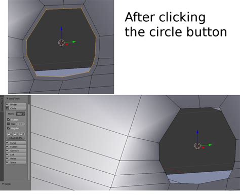 Modeling Blender Loop Tools Make Circle Disappear Blender Stack Exchange